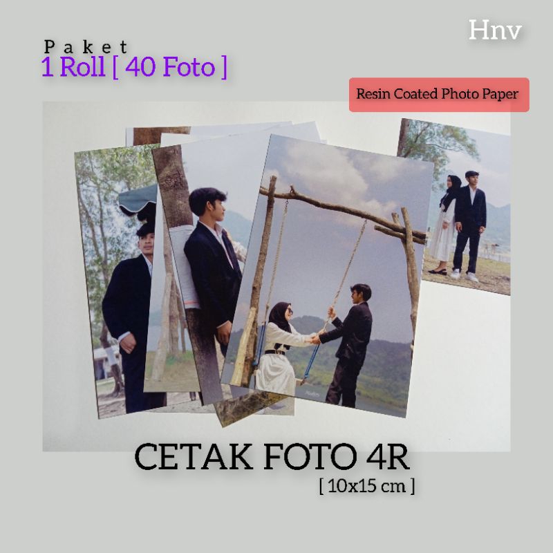 Jual PAKET CETAK FOTO 4R 1 ROLL [40 FOTO] RESIN COATED PROFESIONAL PHOTO PAPER | Shopee Indonesia