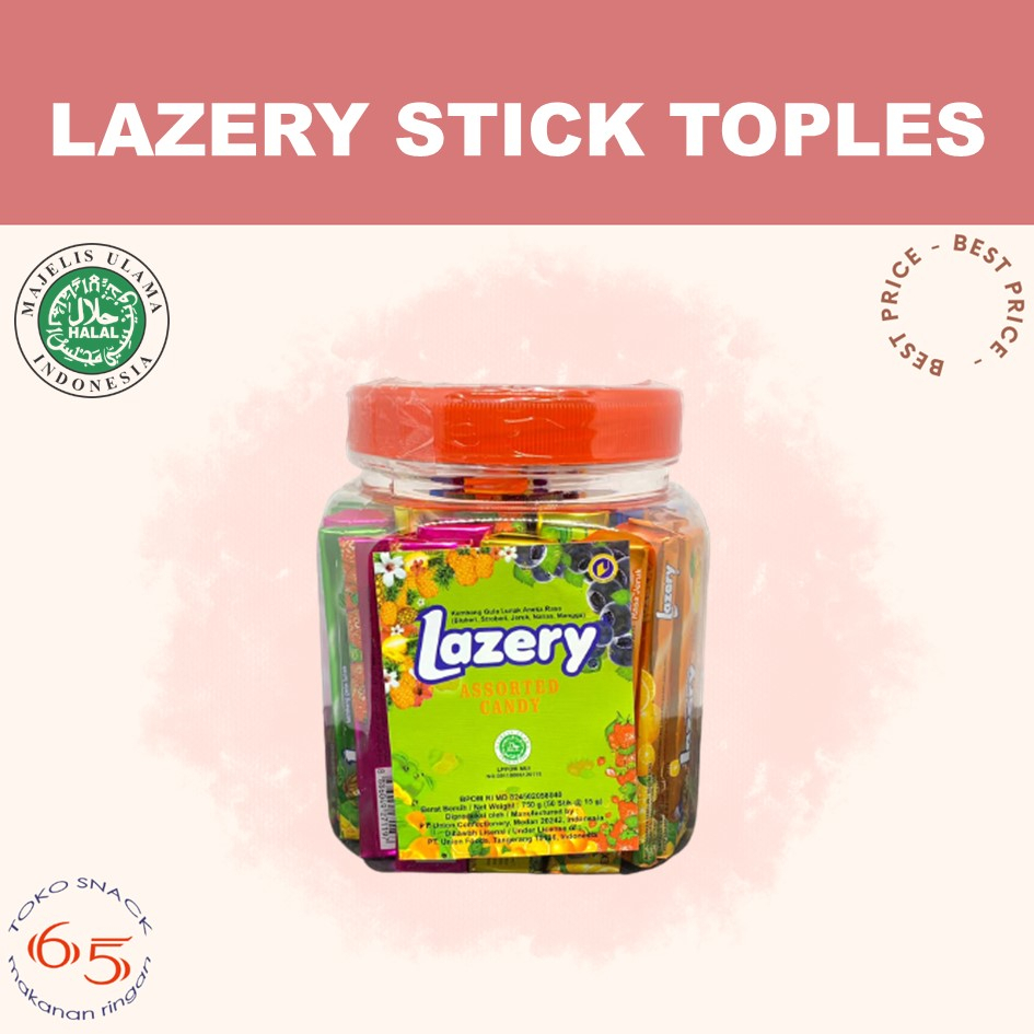 Jual Lazery Stick Toples 50. permen lunak. PLES | Shopee Indonesia