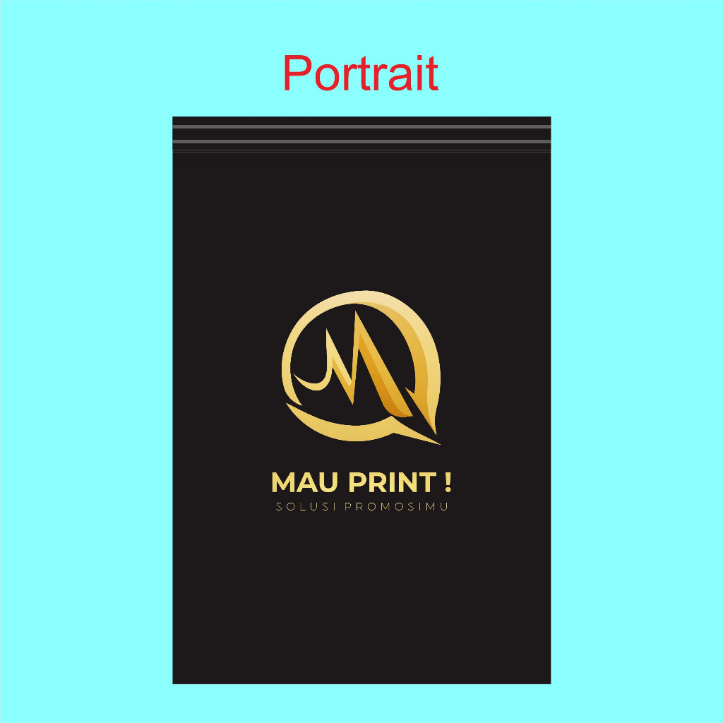 Jual Zipper Storage Bag Hitam Matte Custom sablon Kantong Plastik ...
