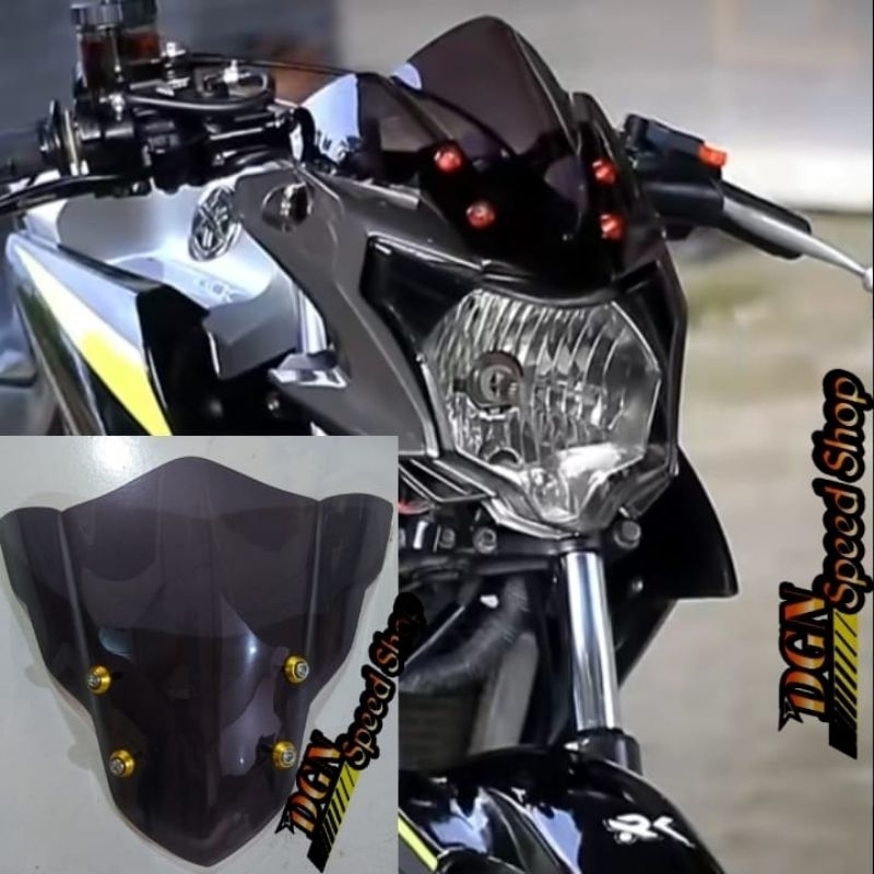 Jual VISOR YAMAHA VIXION NVA 2016 2017 MODEL TRANSFORMERS WINDSHIELD ...