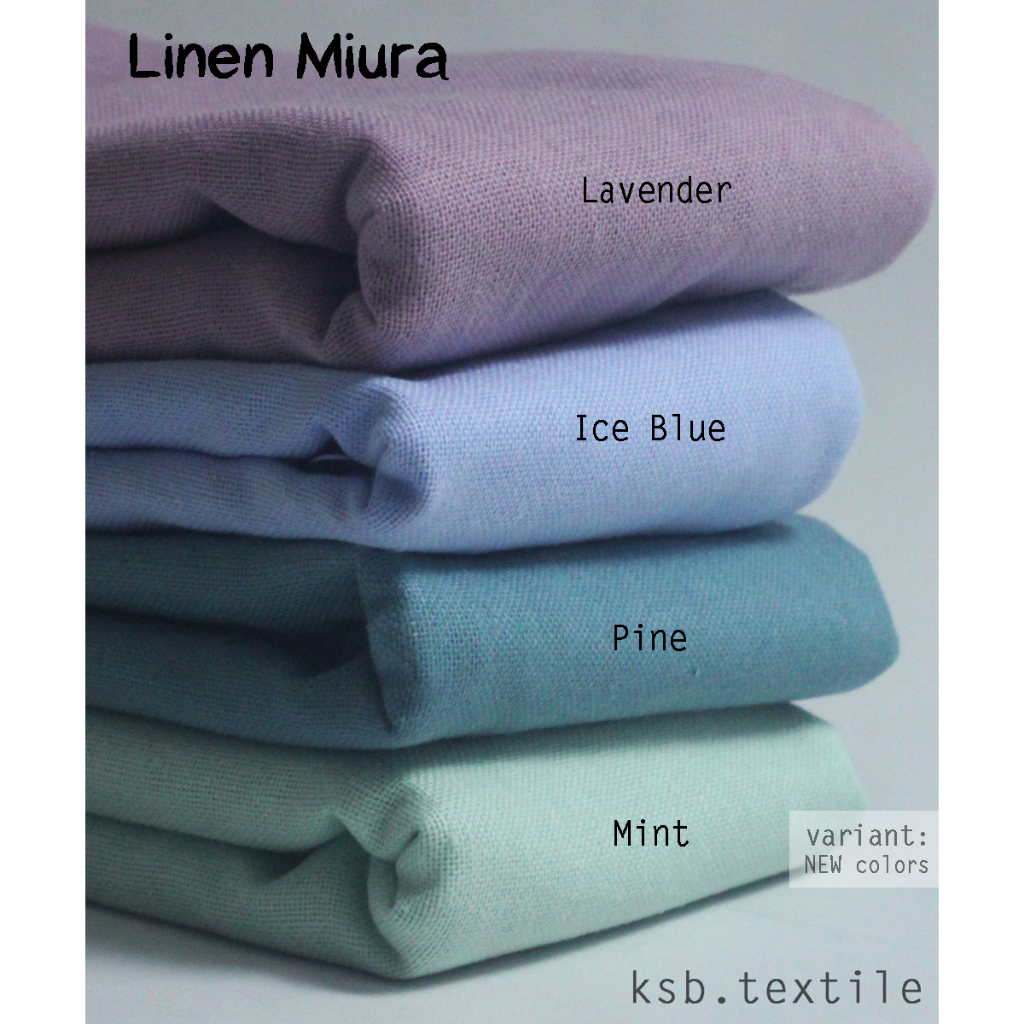 Jual Kain Linen Miura / Katun Linen / Katun Rami / Linen Rami Jepang ...