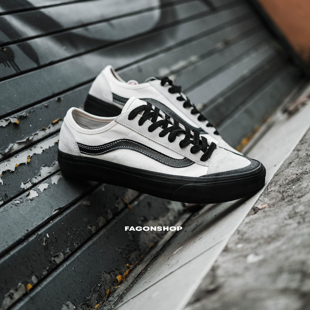 Jual STYLE 36 DECON WHITE SULFUR BLACK ORIGINAL 100% | Shopee Indonesia