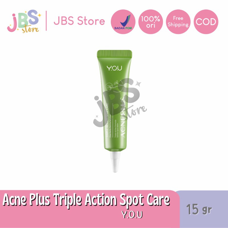 Jual [JBS STORE]Y.O.U Acne Plus Triple Action Spot Care (Acne Spot ...