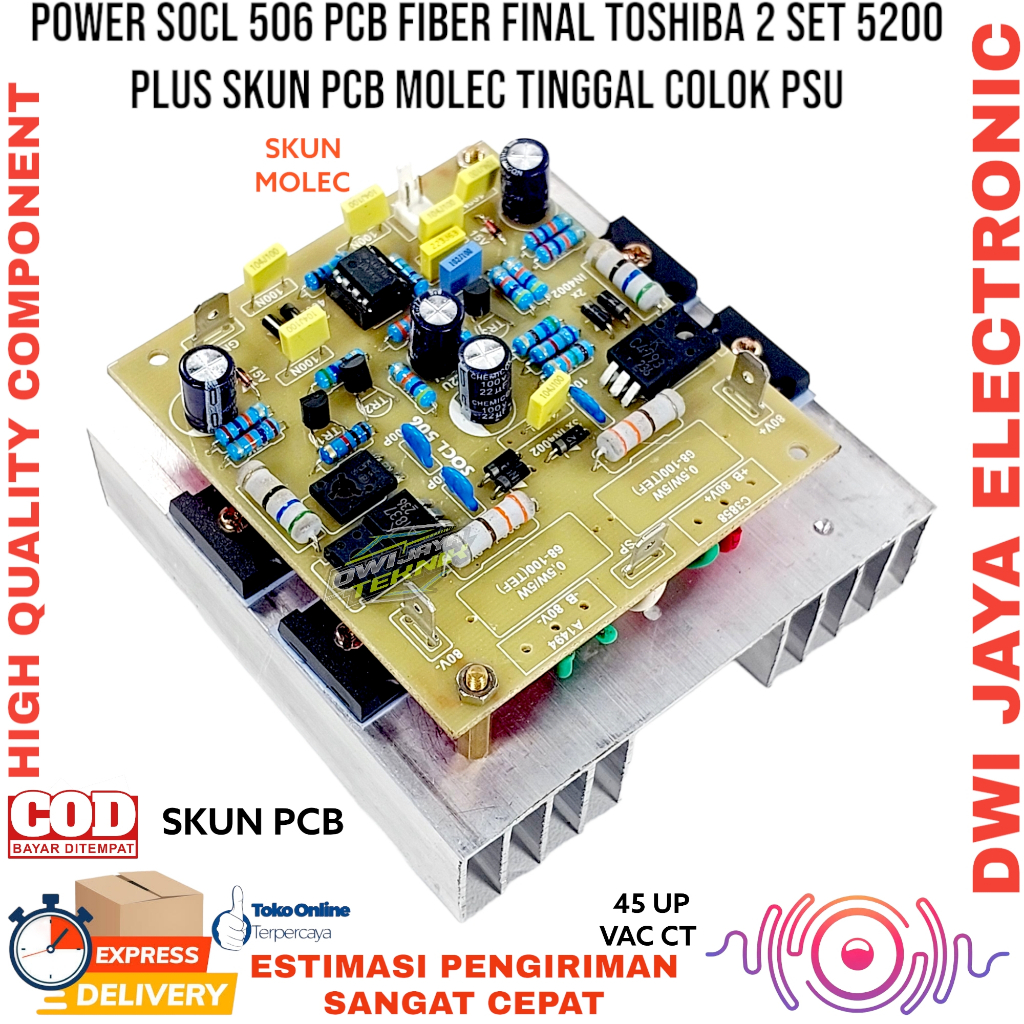Jual Power SOCL 506 PCB Fiber Lengkap 2 Set Tr Toshiba 5200 Siap Colok P.S.U | Shopee Indonesia
