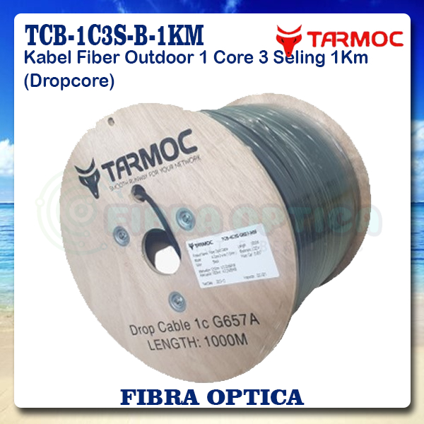 Jual Tarmoc Dropcore Cable FO 1 CORE 3 SELING 1000m | Kabel FO Drop ...