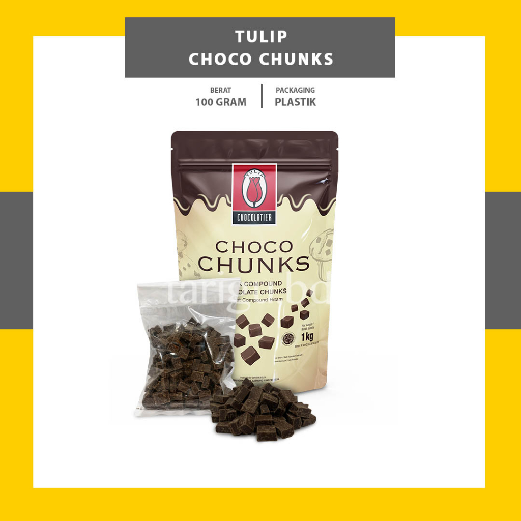 Jual CHOCOLATE FLAKES SQUARE ELMER 100GR - CHOCOLATE COMPOUND CHUNKS ...