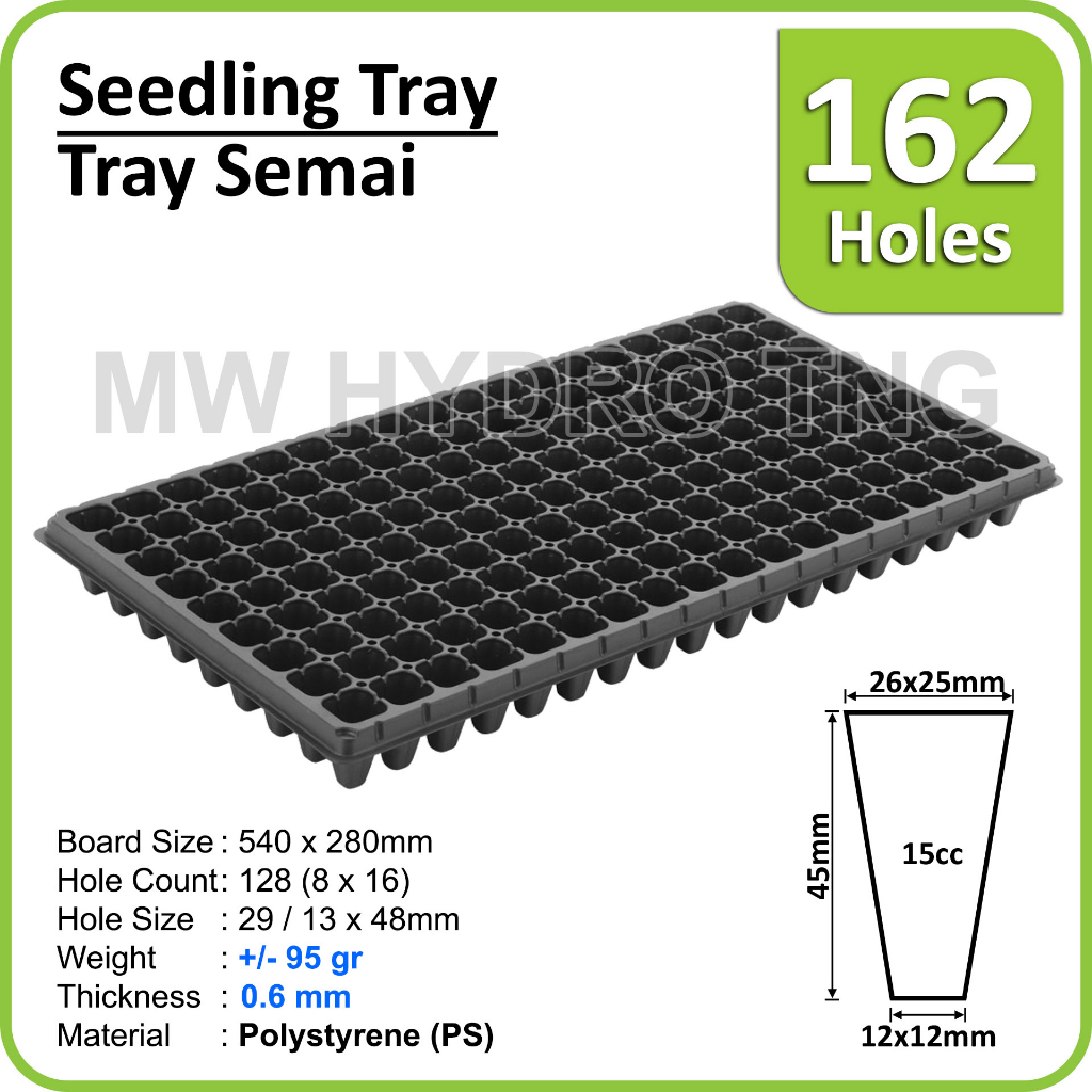 Jual Tray Semai / Seedling Tray - 162 lubang - 0.6 mm | Shopee Indonesia