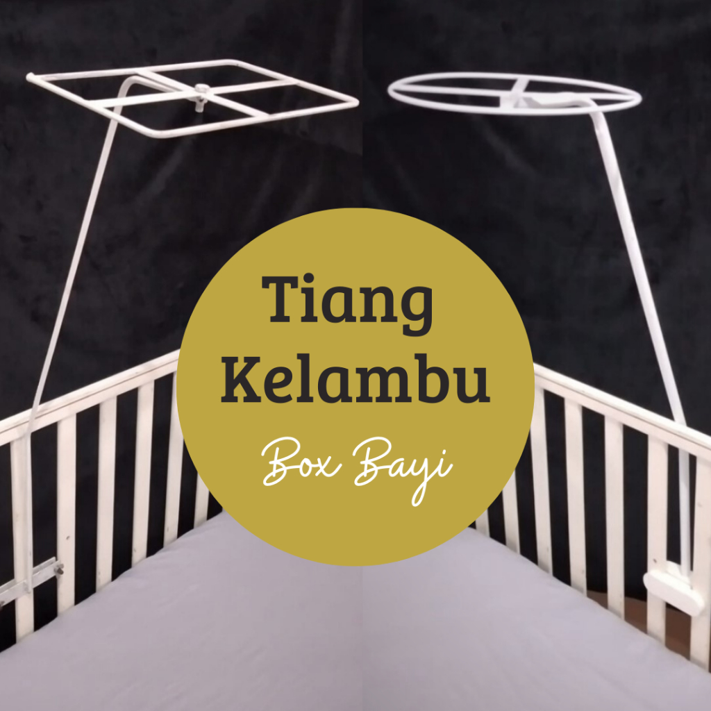 Jual Tiang Kelambu Box Bayi Penyangga Boks BAYI Universal jaring anti ...