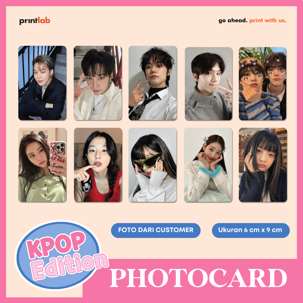 Jual Photocard custom - Photocard KPOP TERMURAH | Shopee Indonesia