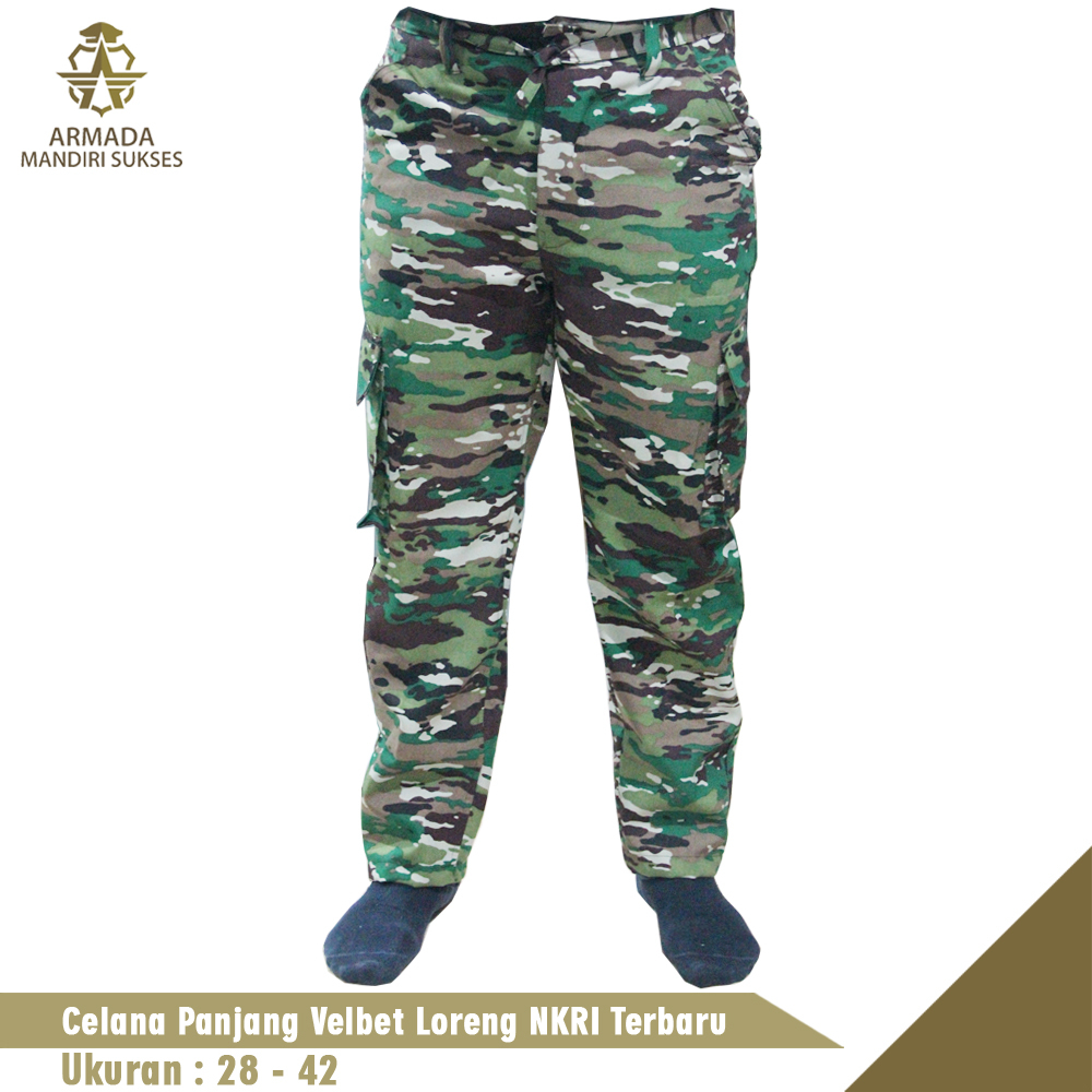 Jual Celana Panjang Loreng NKRI Baru Velbed - Celana NKRI Velbed ...