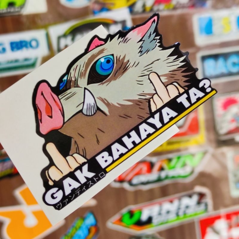 Jual Stiker Lo Lo Gak bahaya ta? / stiker racing viral / stiker motor / stiker hitz / stiker ...