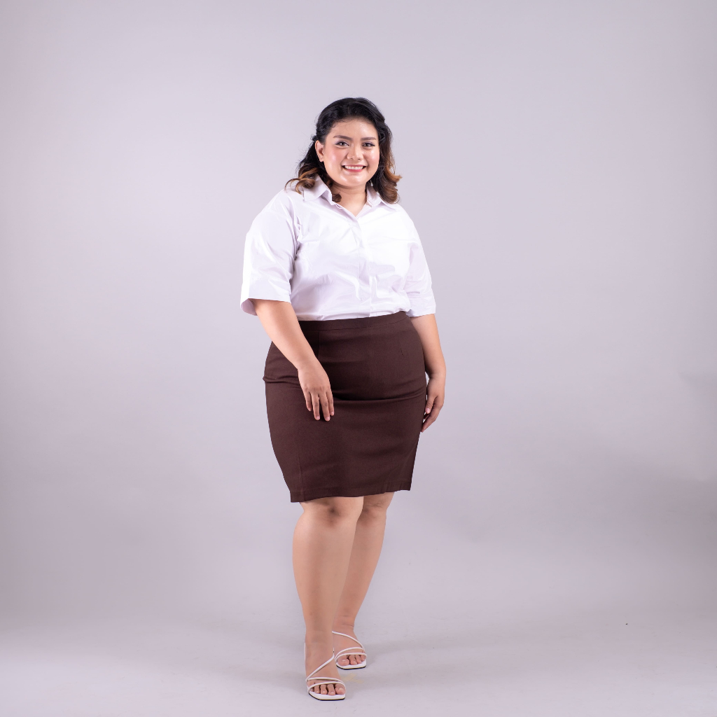 Jual My Size Rok Pendek Basic Ukuran Besar Jumbo Big Size COKRG308 ...