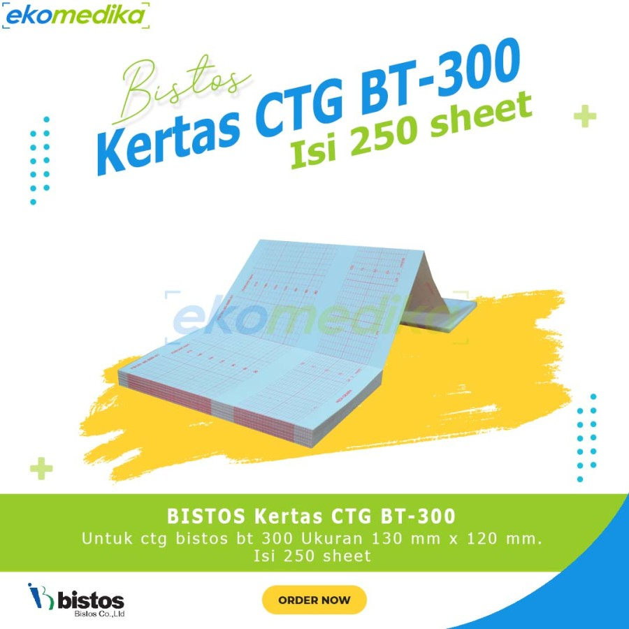 Jual Kertas CTG BISTOS BT-300 BT 300 130 mm x 120 mm 250 sheet Original ...