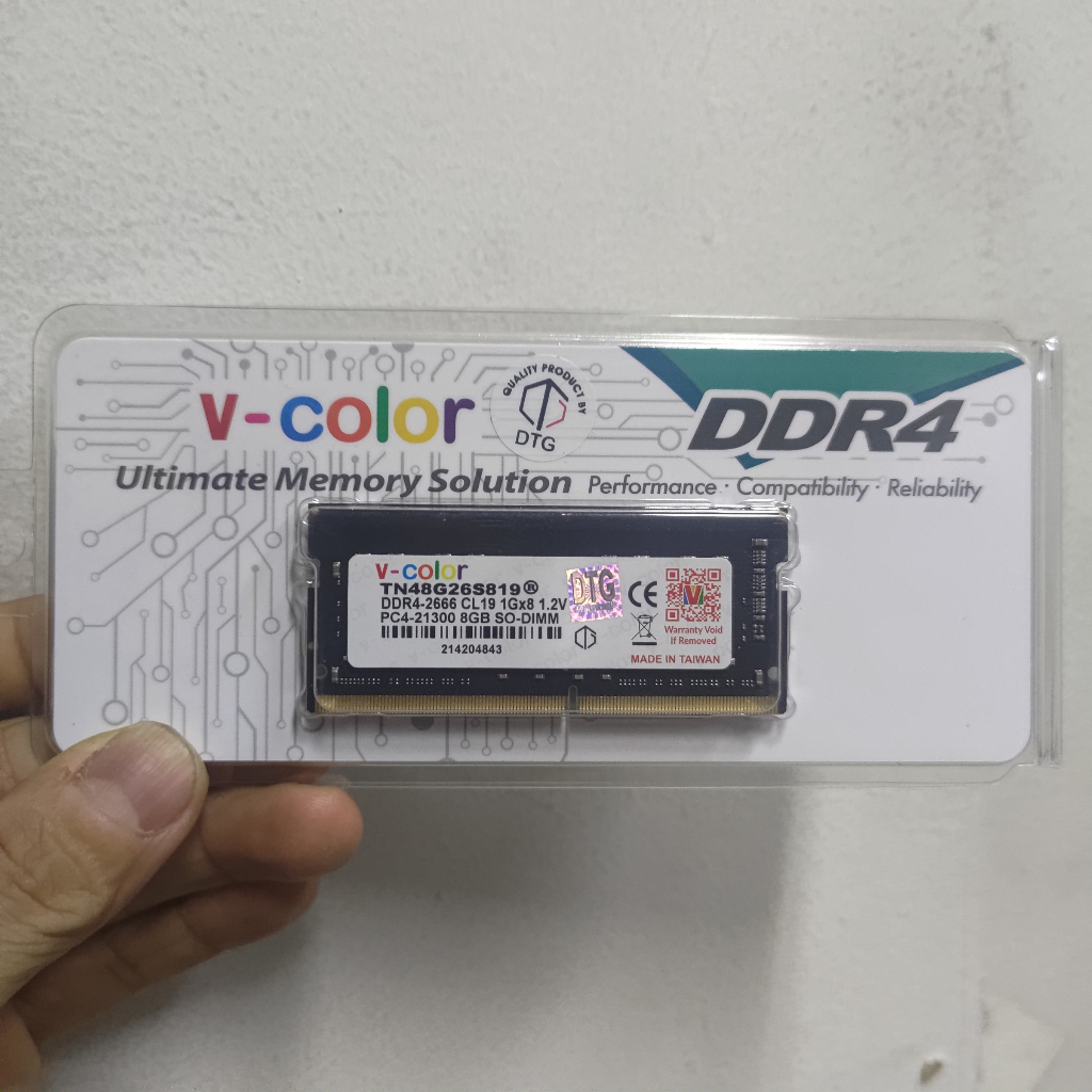 Jual Sodimm V-COLOR 8GB DDR4 2666 21300 VColor RAM Notebook Laptop ...