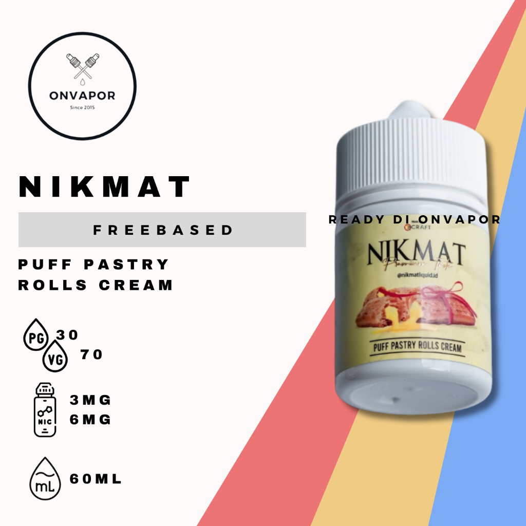 Jual Nikmat Liquid Puff Pastry by Vapes Aby x Rcraft | Shopee Indonesia