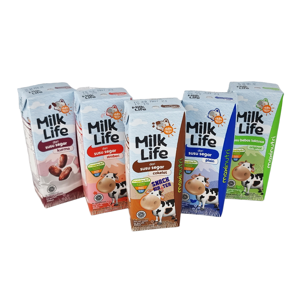 Jual Milk Life Susu UHT - Netto 200ml | Shopee Indonesia