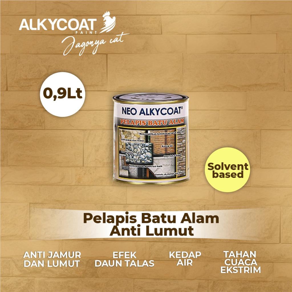 Jual CAT PELAPIS BATU ALAM / Coating Batu Alam / Stone Coating/ Cat ...