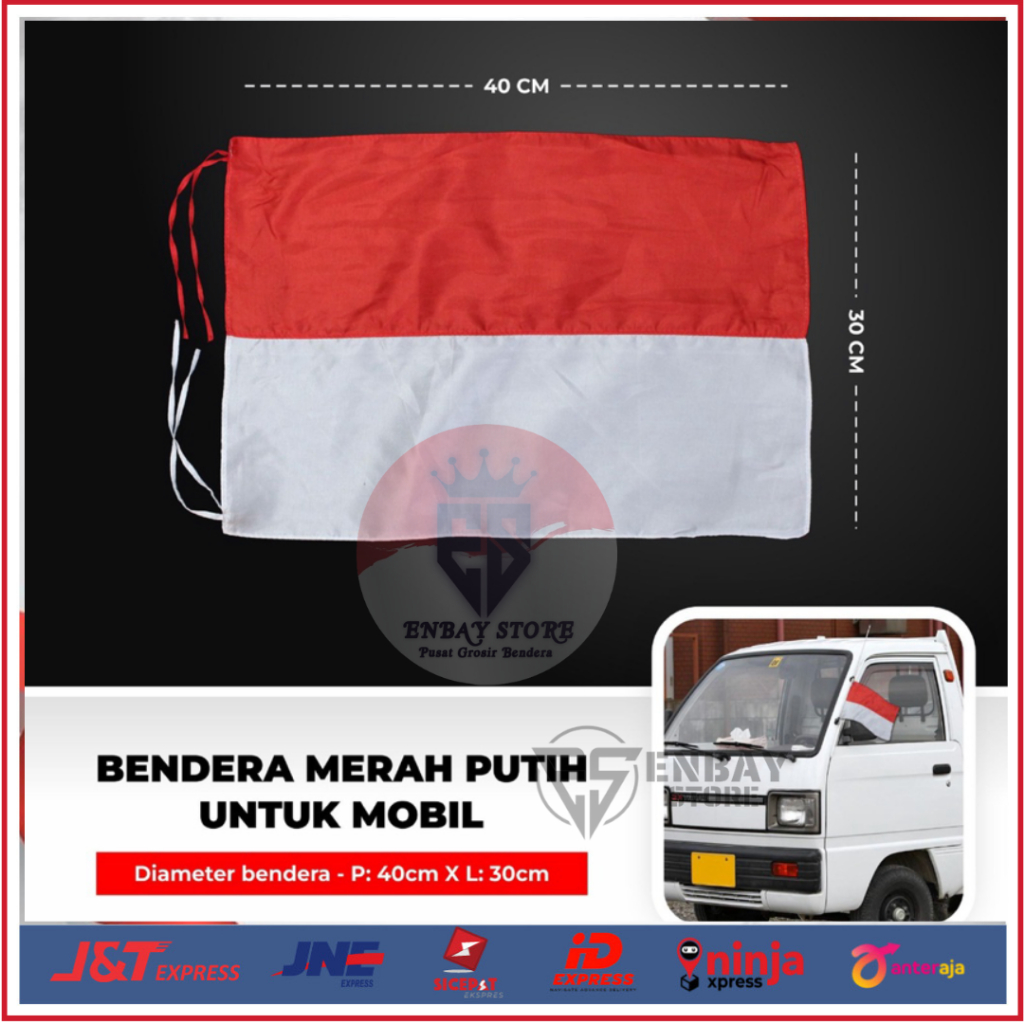 Jual BENDERA MERAH PUTIH BUAT MOBIL (Bendera Mobil TRUK) | Shopee Indonesia