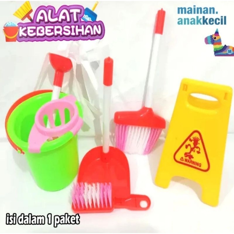 Jual mainan cleaning servis set kemasan kantong | Shopee Indonesia