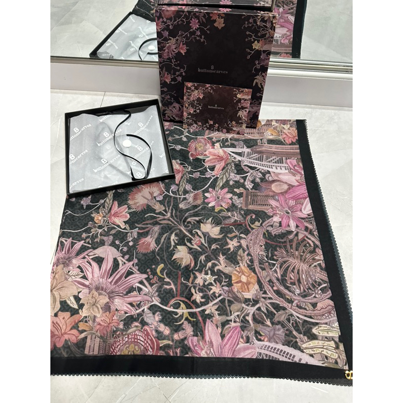 Jual buttonscarves dubai series black | Shopee Indonesia