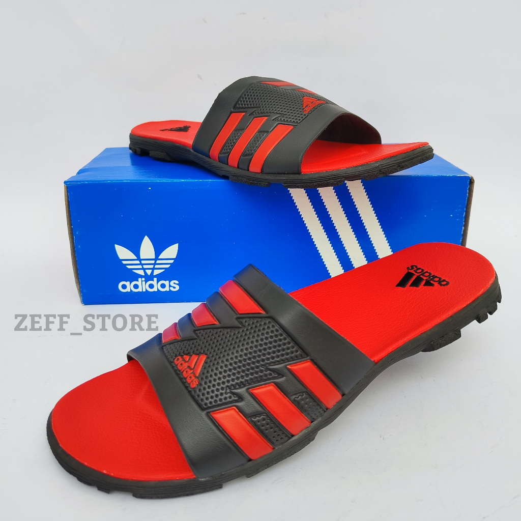 Jual Sendal Adidas Red Milan | Shopee Indonesia