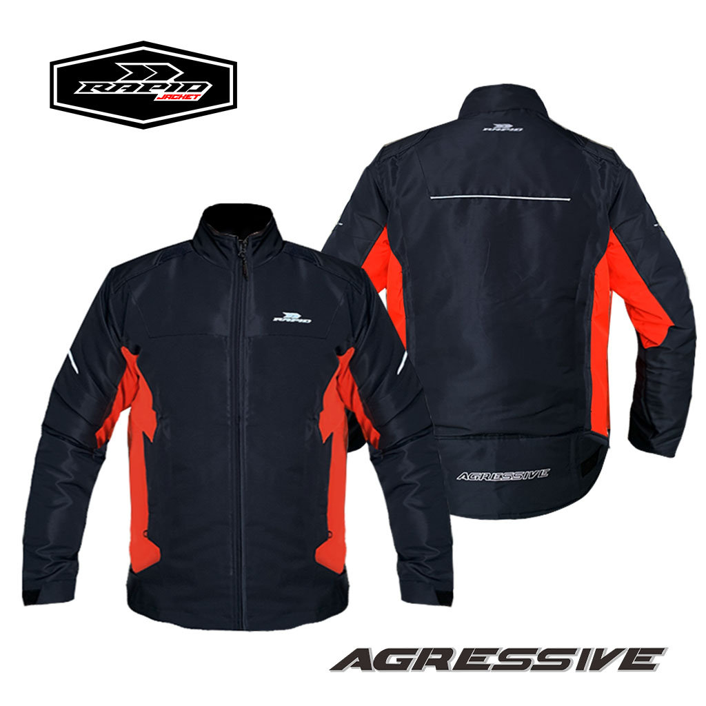 Jual jaket anti angin anti air untuk motoran RAPID AGRESSIVE navy ...