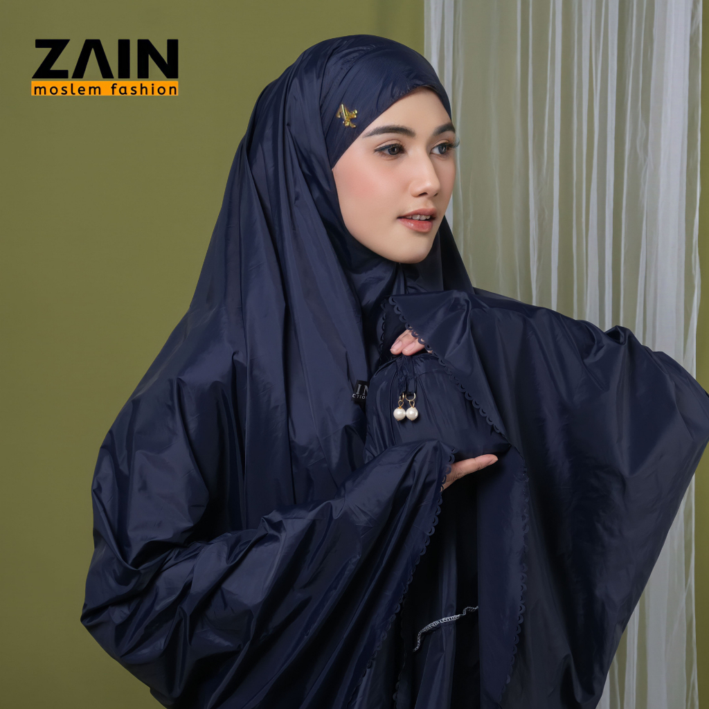 Jual ZAIN - Mukena Mini Parasut Premium Korea 3IN1 Lasercut Traveling ...