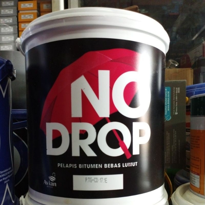 Jual Nodrop bitumen black pelapis bebas lumut 4kg | Shopee Indonesia