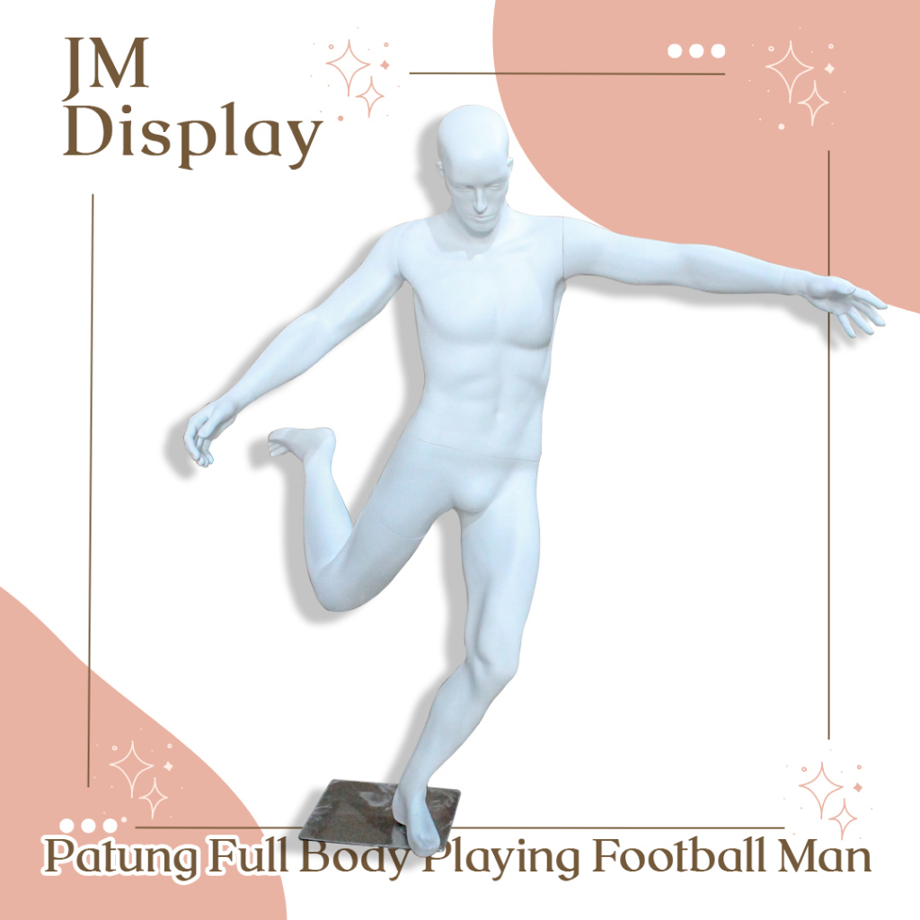 Jual Manekin Cowok/PATUNG FULL BODY COWOK PLAYING FOOTBALL MAN ~ 002256 ...