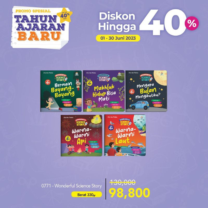 Jual Buku Anak Wonderful Science Story Buku Anak Ilmu Pengetahuan Sains ...