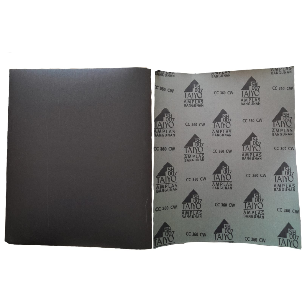 Jual KERTAS PASIR ABRASIVE SAND PAPER AMPLAS TAIYO 360 10 LEMBAR ...