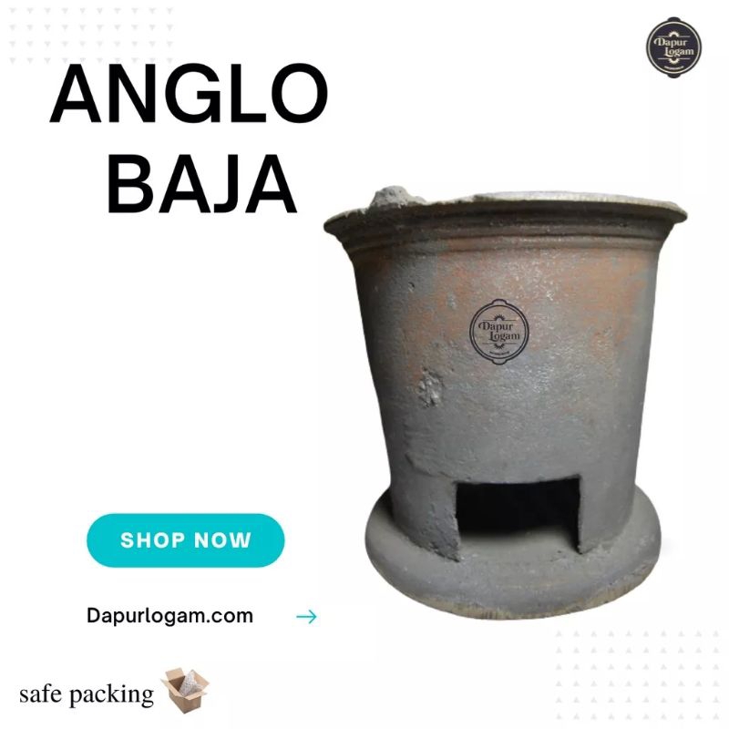 Jual ANGLO BESI TUNGKU BESI BAJA COR 30 28 26 CM | Shopee Indonesia