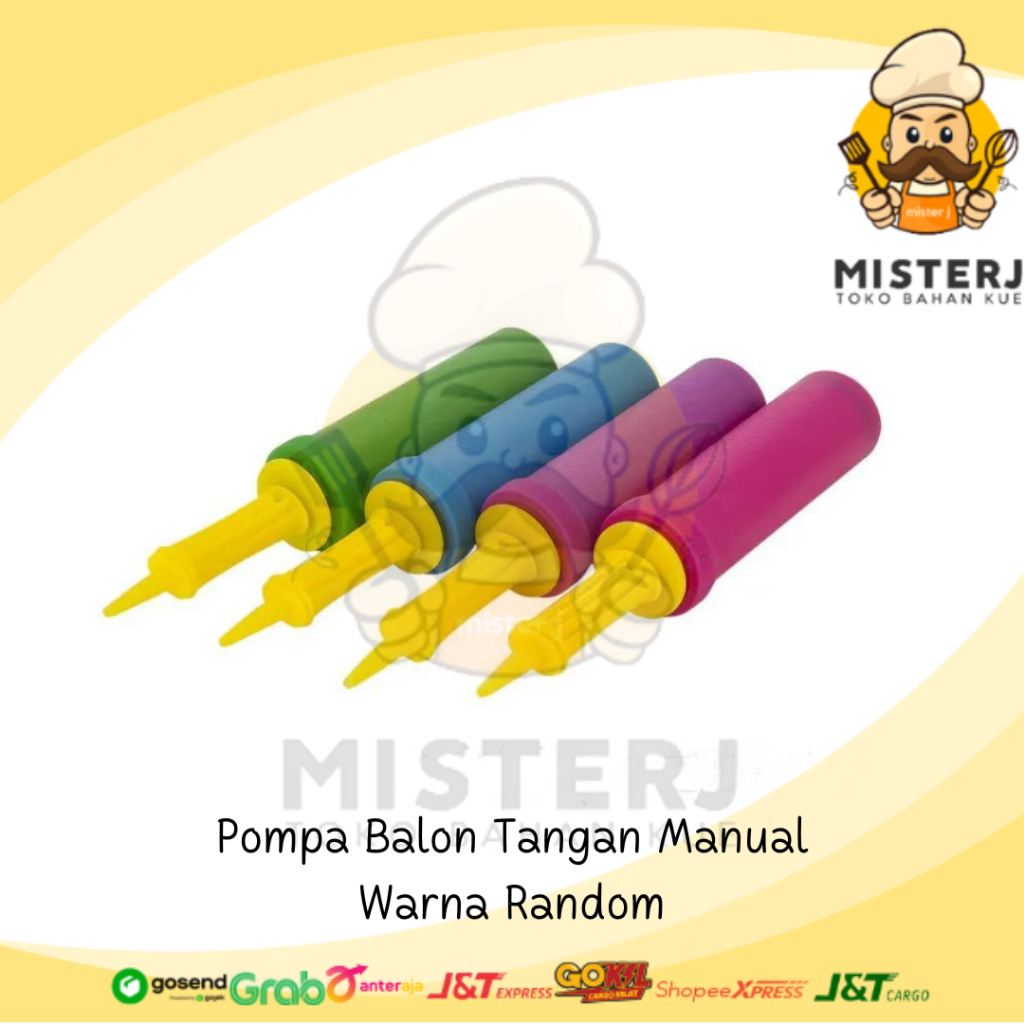 Jual Pompa Balon Tangan Manual | 1 Pcs | Warna Random | Pompa Balon ...