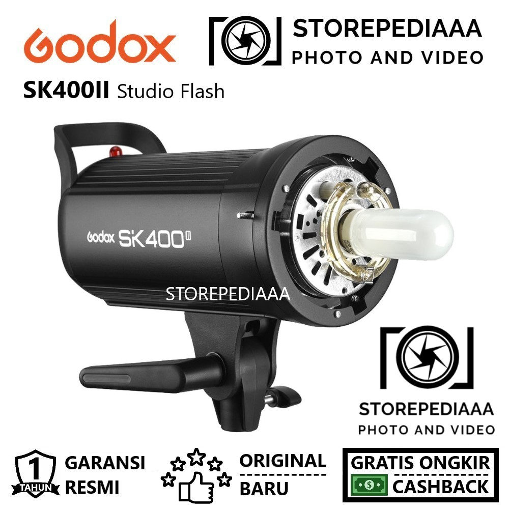 Jual Godox SK400II Studio Flash SK 400II SK400 II | Shopee Indonesia