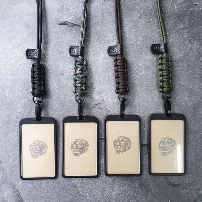 Jual BDS BLITZ - minimalist Paracord lanyard id holder | Shopee Indonesia