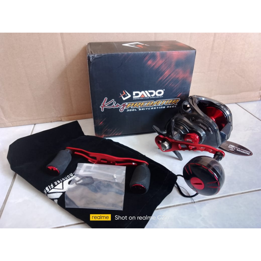 Jual Reel Daido king predator 300L/400XL Baitcasting | Shopee Indonesia