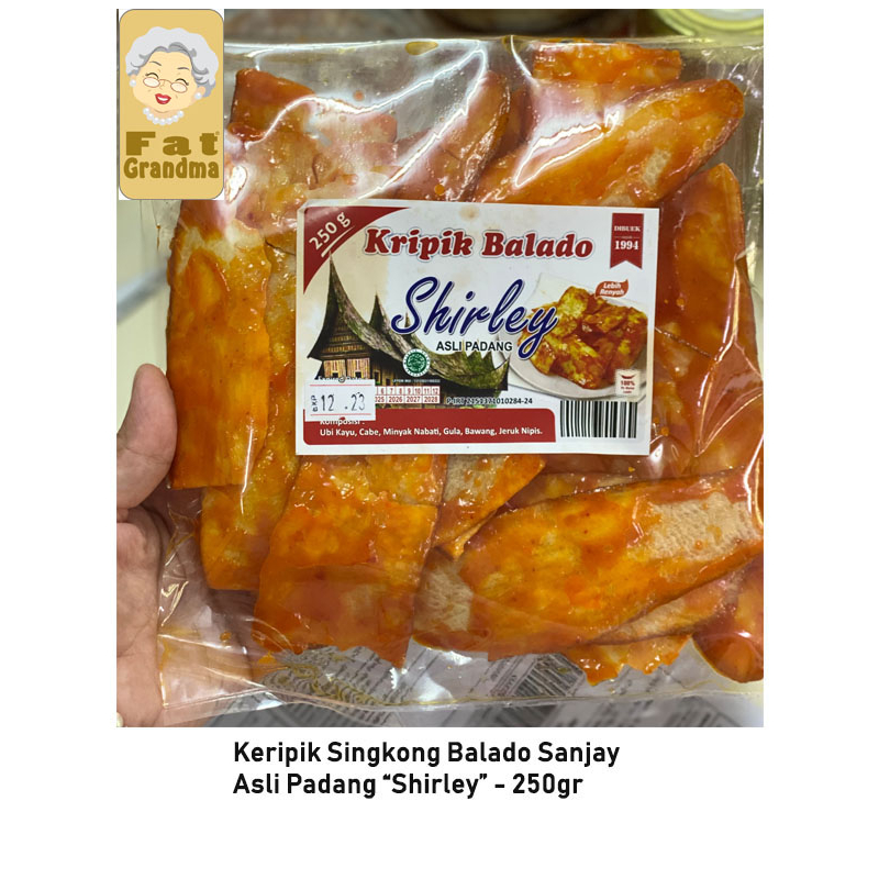 Jual Shirley Kripik Balado Panjang Shirley 250gr - Keripik Singkong ...