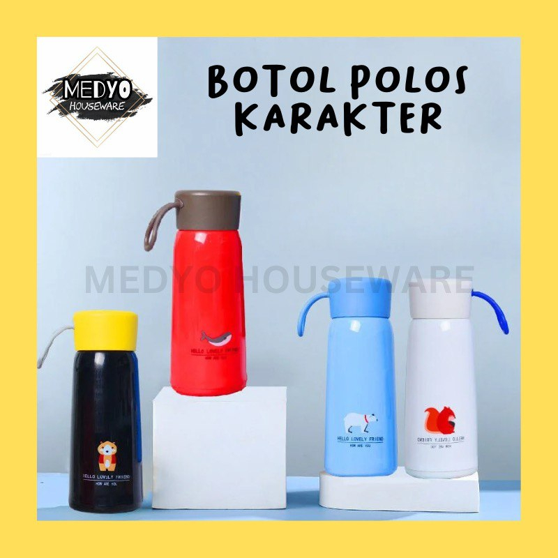 Jual Botol Polos Karakter HELLO LOVELY FRIENDS Botol Tumbler Kaca 400ml ...