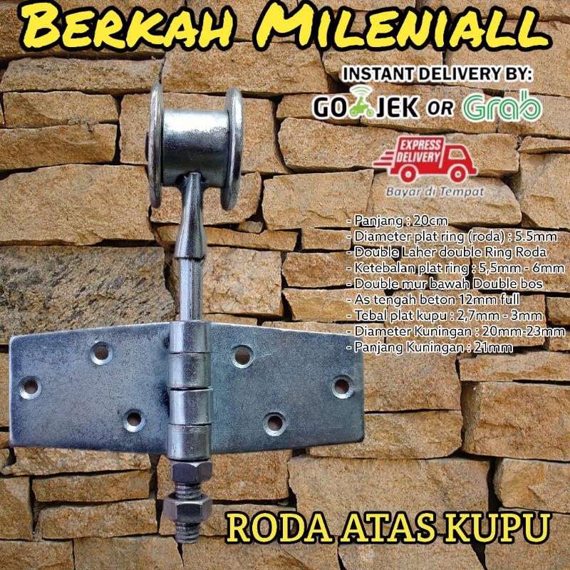 Jual engsel kupu roda atas pintu garasi Handerson pintu sliding dan ...