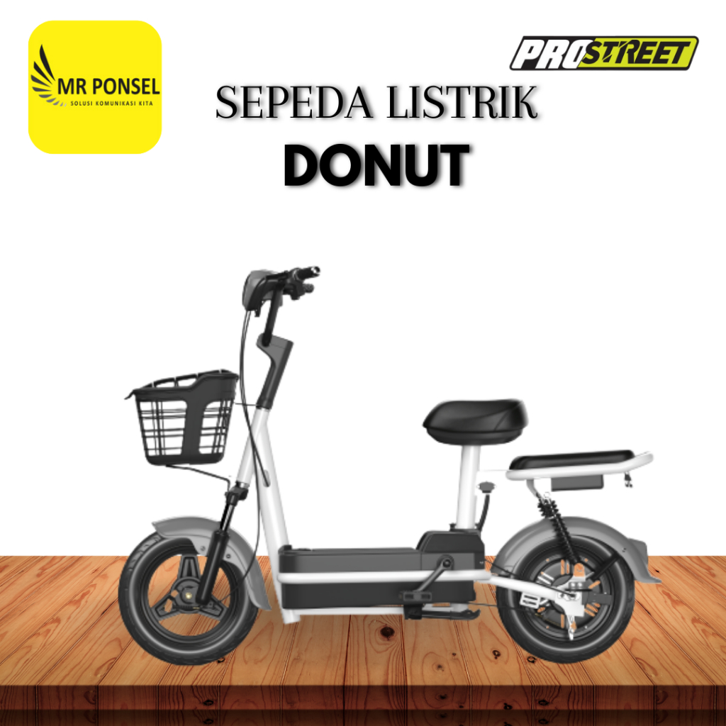 Jual SEPEDA LISTRIK PRO STREET DONUT GARANSI RESMI | Shopee Indonesia