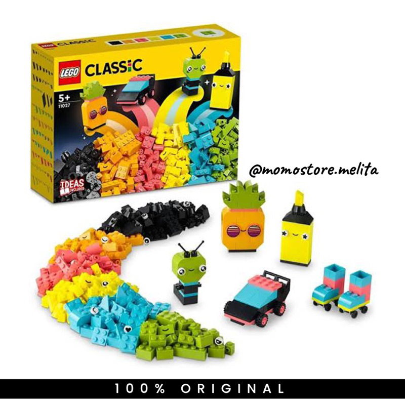 Jual Lego Classic 11027 Creative Neon Fun Original | Shopee Indonesia