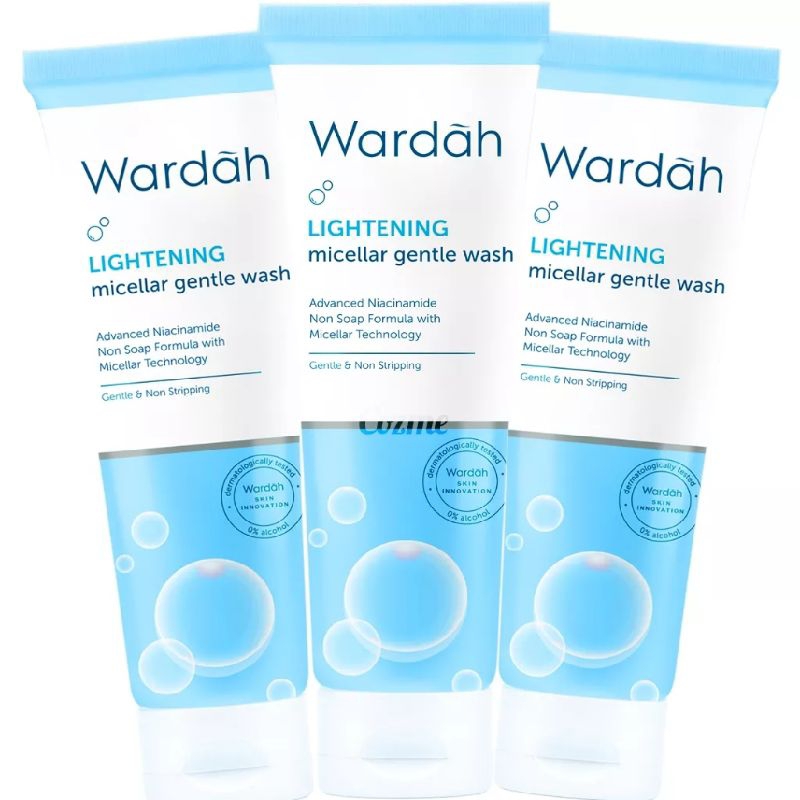 Jual 1pcs WARDAH 50ml Lighting MICellar gentle wash pencuci muka cocok ...
