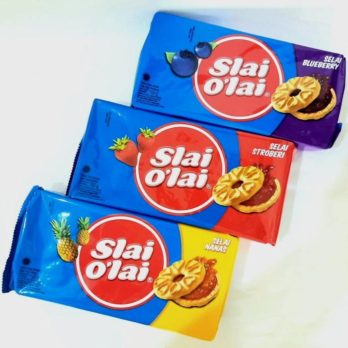 Jual Slai Olai Family Pack 192gr - Biskuit dengan Selai Buah Manis dan ...