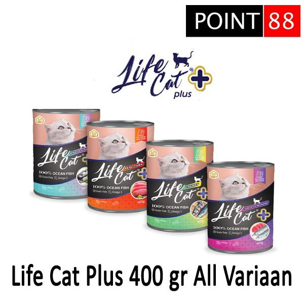 Jual LIFE CAT PLUS 400gr All Varian (GRAB/GOSEND) | Shopee Indonesia