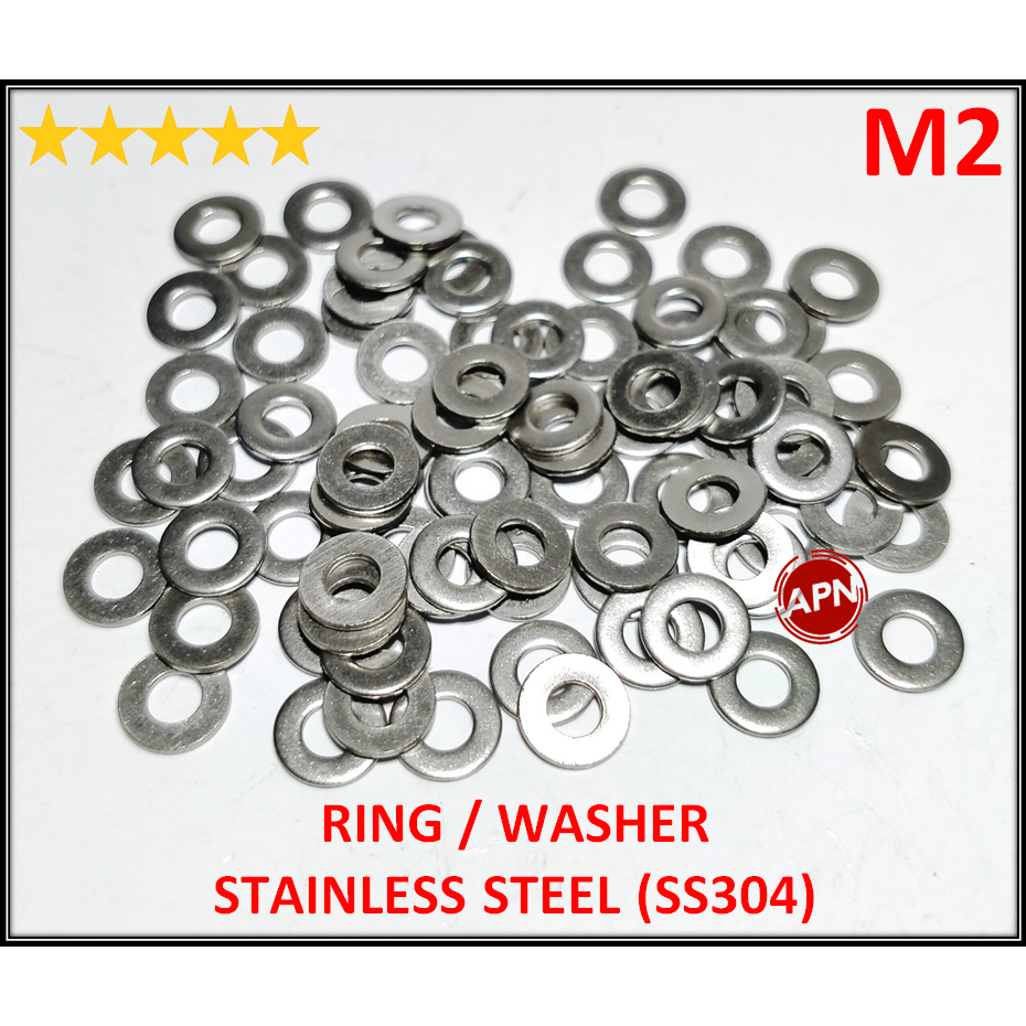 Jual RING / WASHER M2 STAINLESS STEEL | Shopee Indonesia