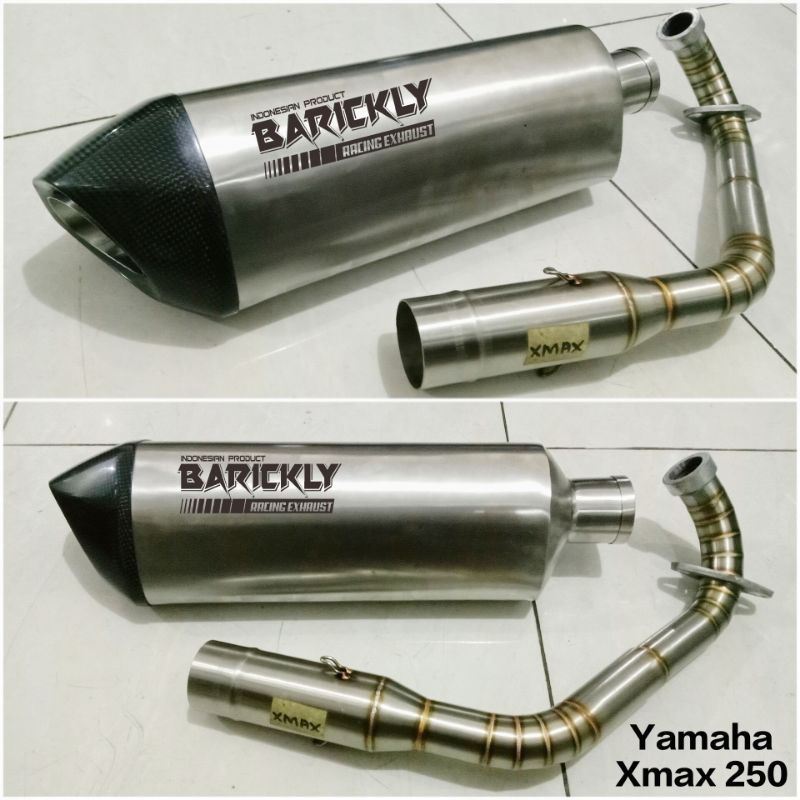 Jual Knalpot Racing Yamaha Xmax 250 Fullsystem Original Barickly Racing ...