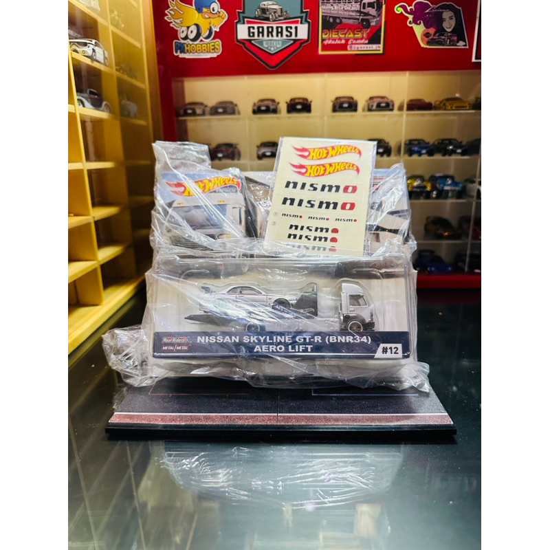 Jual Hotwheels Team Transport Nissan Skyline GT-R R34 Nismo Aero Lift ...