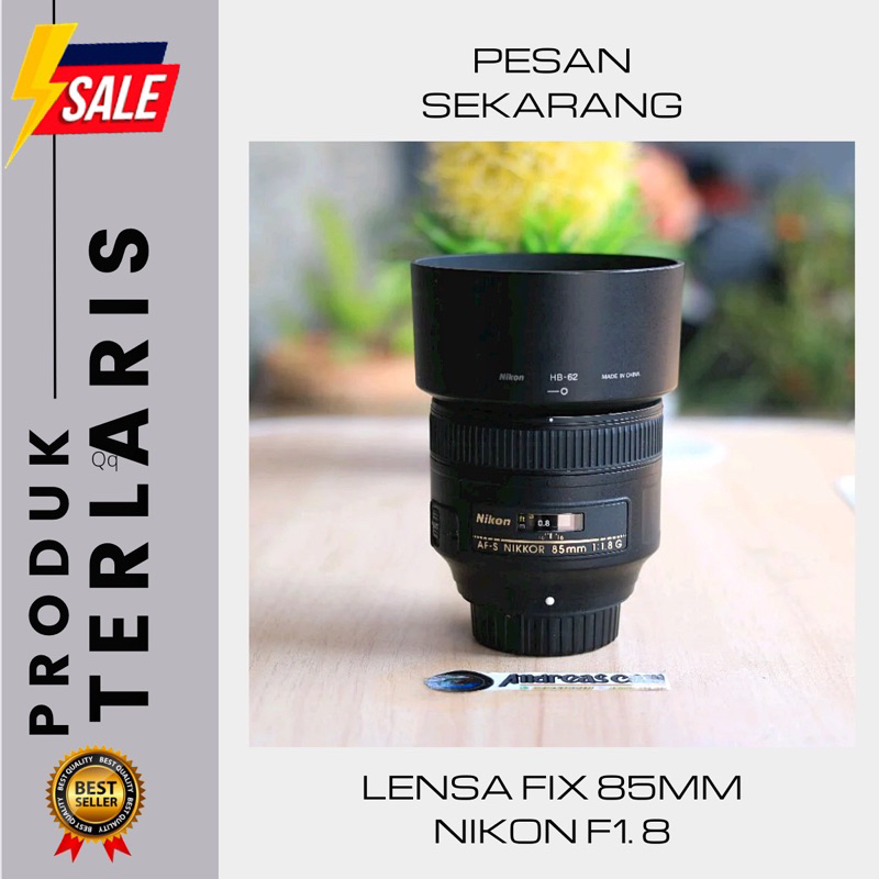 Jual LENSA FIX 85MM F1.8 NIKON AF-S SUPER BOKEH TINGGAL PAKAI | Shopee Indonesia