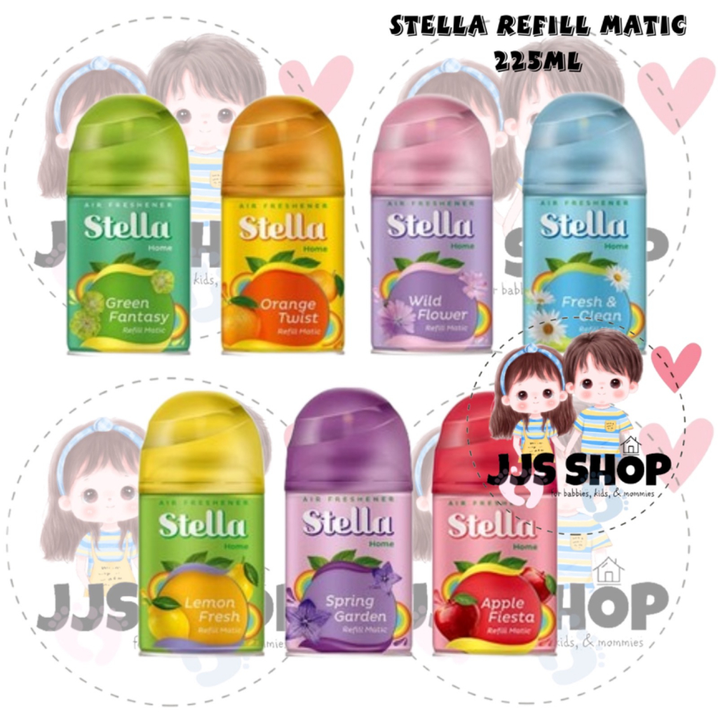 Jual STELLA AIR FRESHENER MATIC REFILL 160ML | Shopee Indonesia