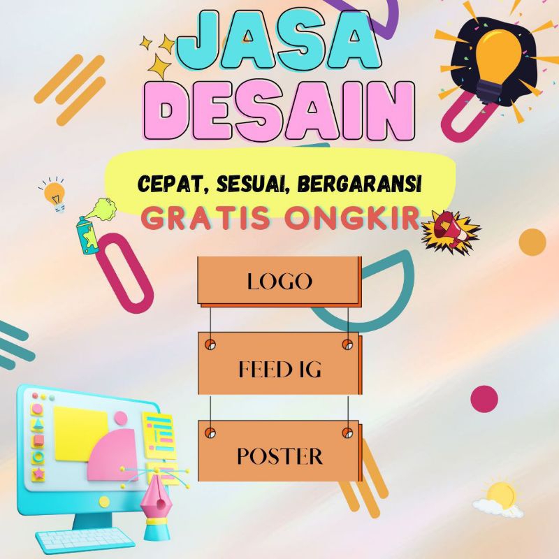 Jual JASA DESAIN LOGO, POSTER, DAN FEED IG | Shopee Indonesia